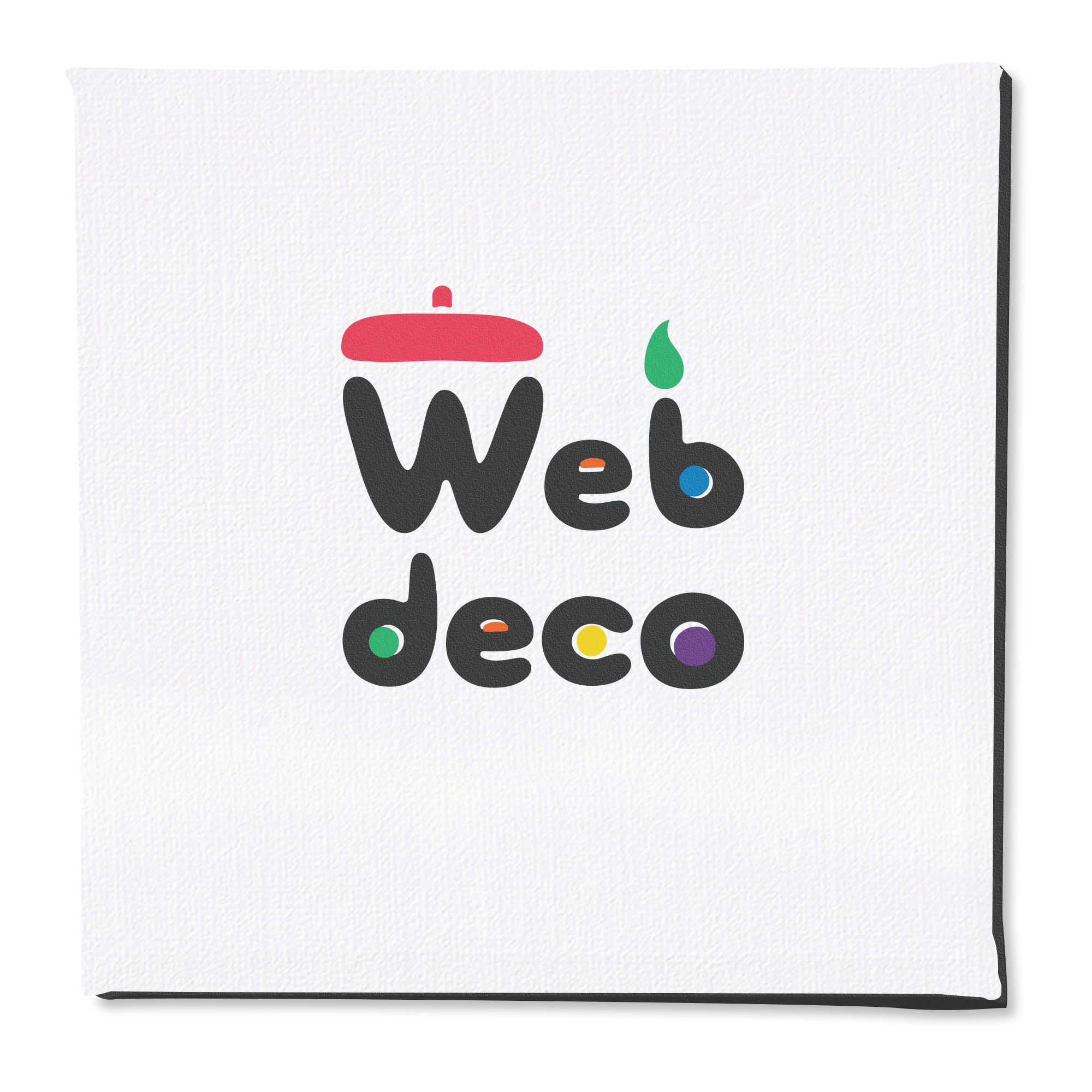 Web deco キャンバスプリント 【Lサイズ】【サイドブラック 】【 2個セット 】 ウェブデコ 誕生日 プレゼント 記念日 お祝い ...