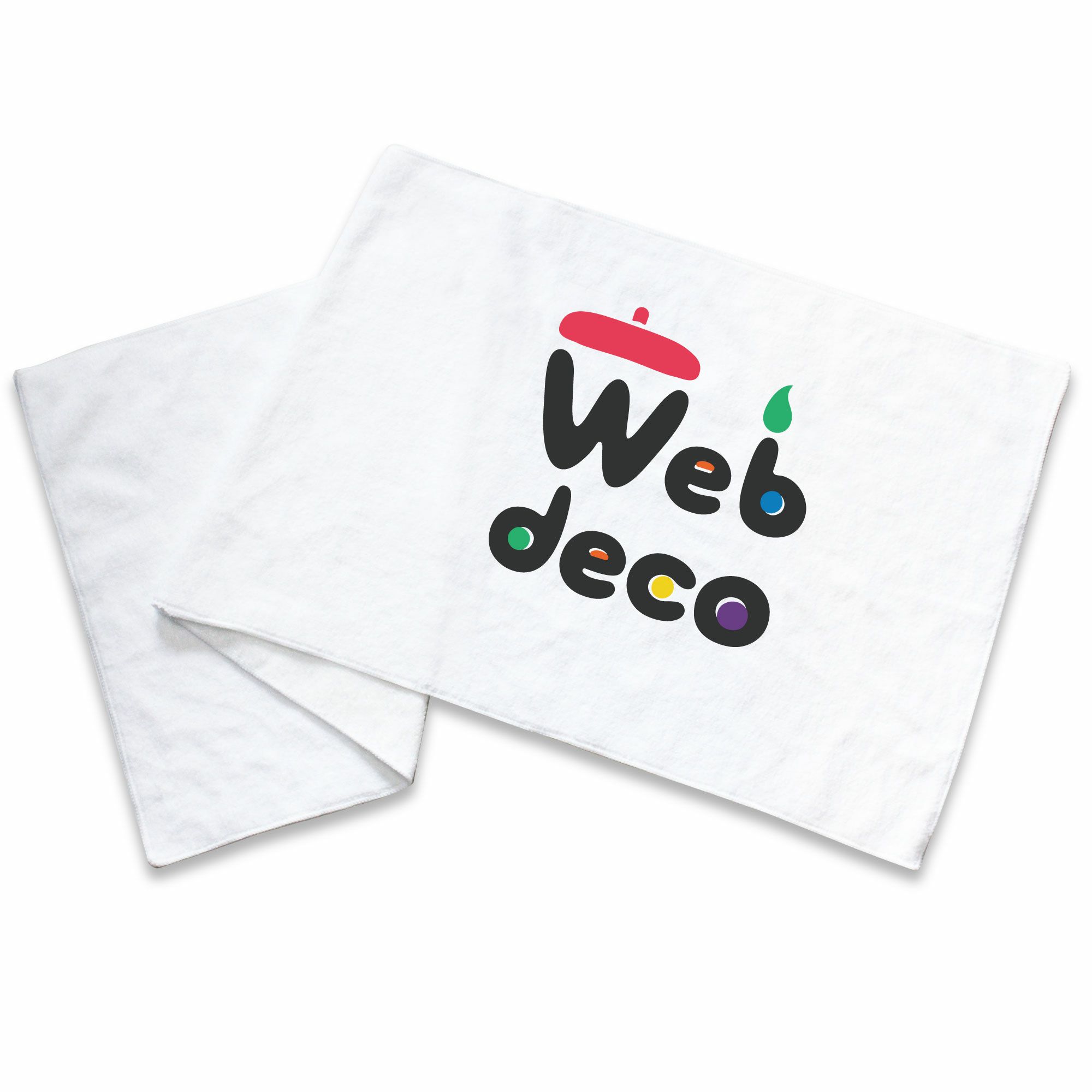 Web deco タオル 【 スポーツタオル 】【 生地：レギュラー】【 2個セット 】ウェブデコ卒業記念品 卒園記念品 ID | オリジナル ...